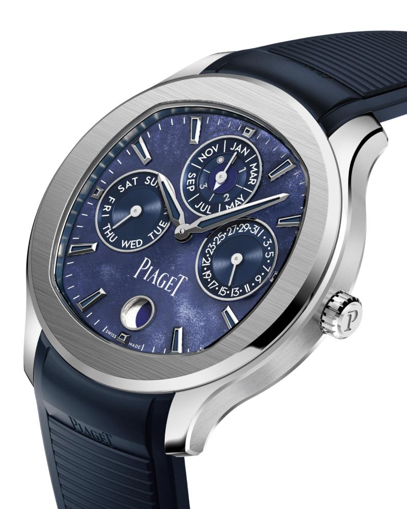 形与光的交响｜Piaget Polo 黑曜石万年历腕表新章 - KINGSSLEEVE
